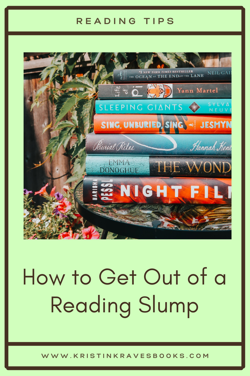 How to Get Out of a Reading Slump - Kristin Kraves Books